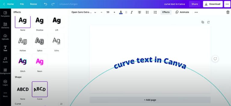 How to Curve Text in Canva? A Easy 1 Minute Guide – Designers – Choice