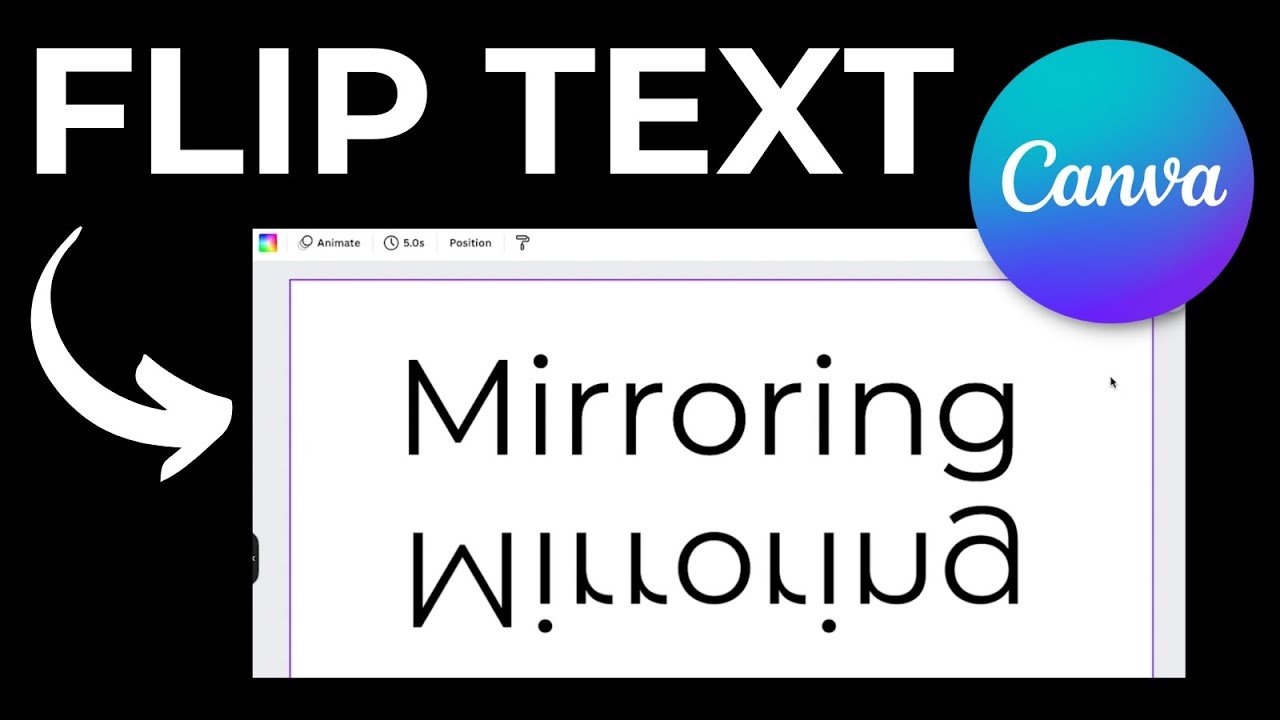 How To Flip Text In Canva: A Beginner’s 1 Minute Easy Guide – Designers ...