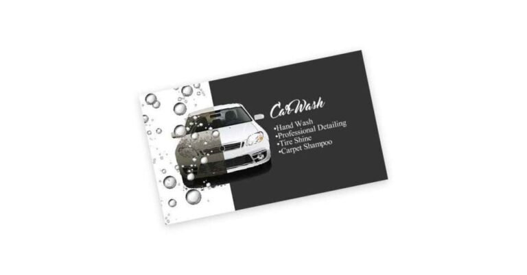10 Creative Auto Detailing Business Cards For Your Car Brand ...