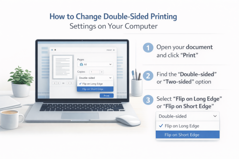 Flip on Long Edge Vs Short Edge: Easy Double-Sided Print Guide ...